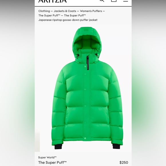 Aritzia | Jackets & Coats | The Super Puff | Poshmark